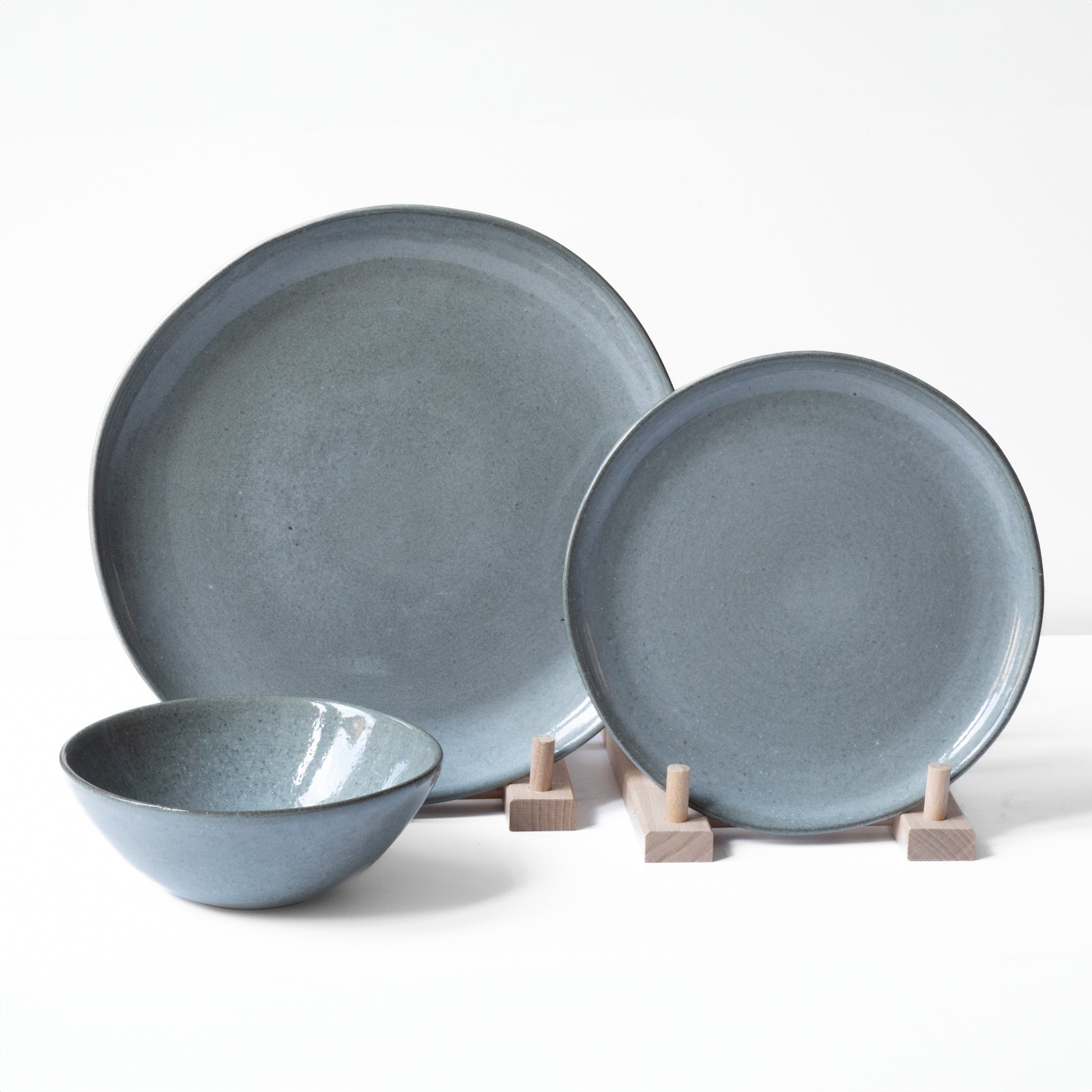 Basic Geschirr Set Stormy Sea 12-teilig – Atelier Agave